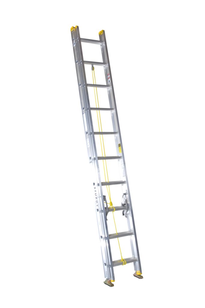 24ft 7700 series Aluminum Extension Ladder - sturdyladder.com