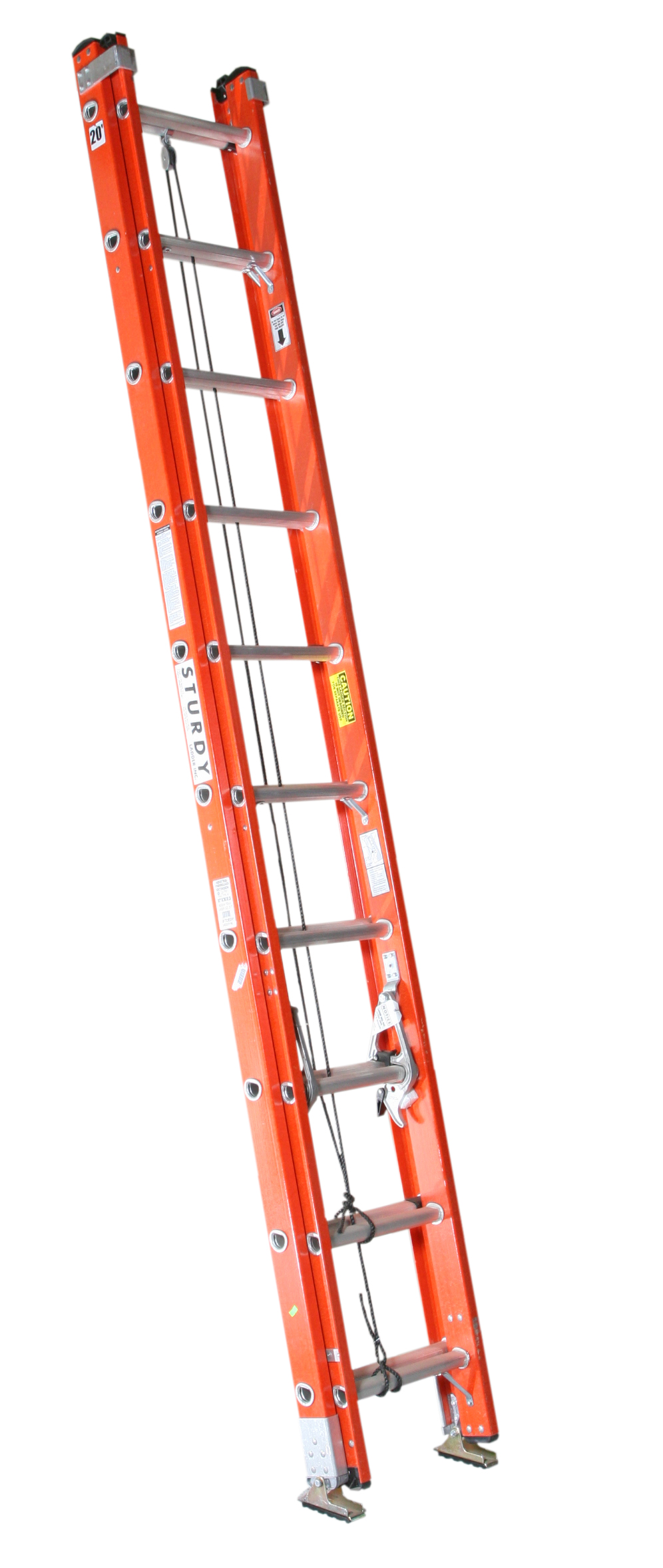 16ft F534 series Fiberglass Extension Ladder - sturdyladder.com